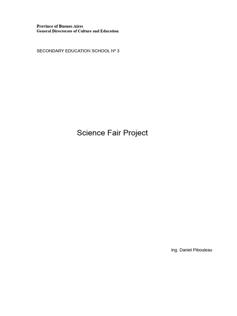 Science Fair Project - Media 3 | PDF | Science | Scientific Method