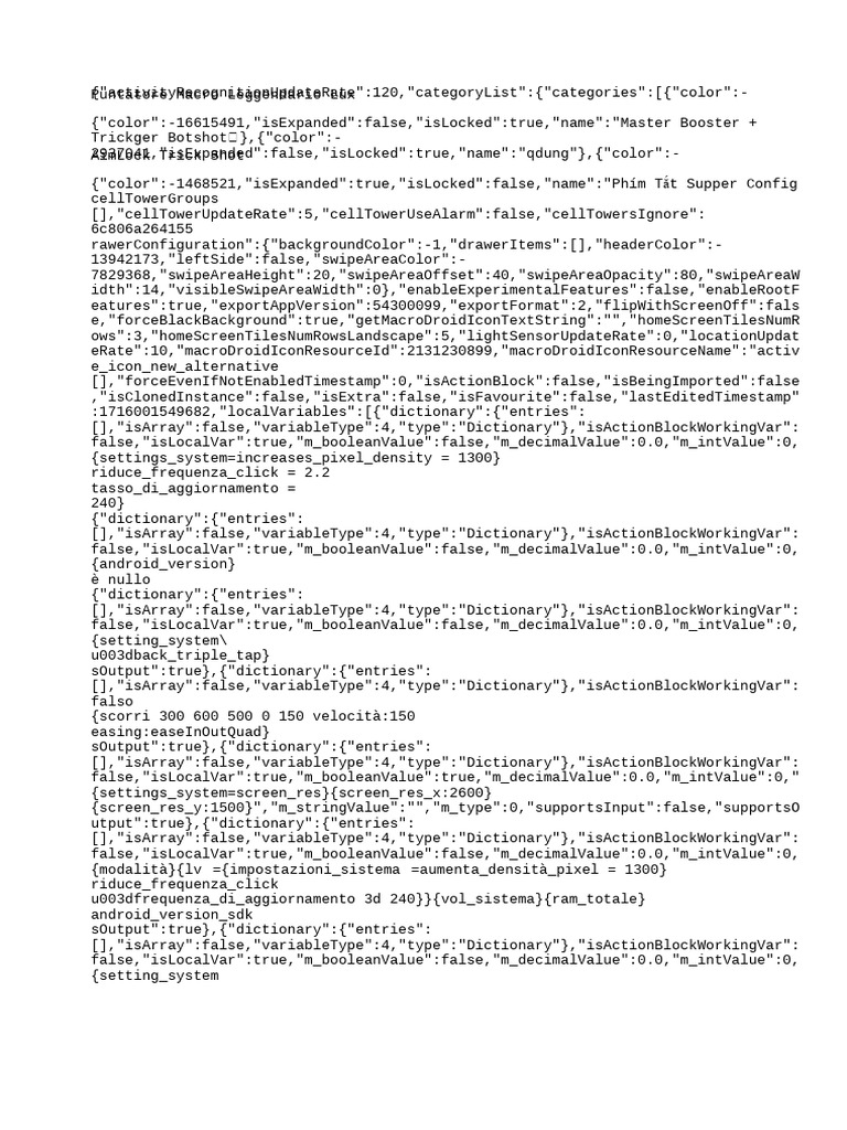 Macro Supper Config V1.1 Sblocca Super Ottimale ? JavaScript Boot ...