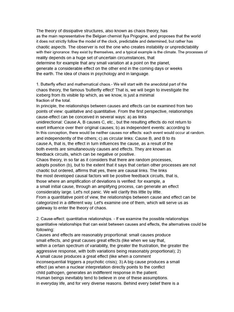 Cismogenesis and Chaos Theory Insights | PDF | Chaos Theory | Determinism