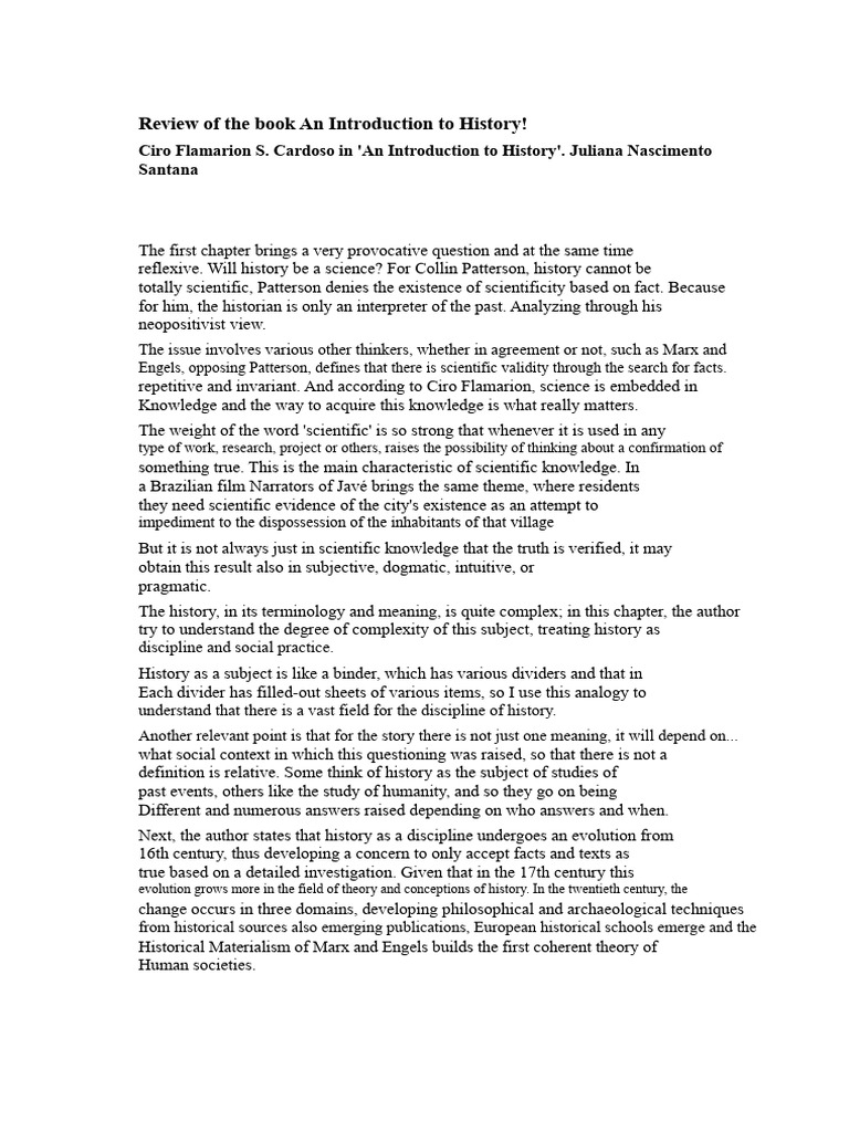 Analyzing History as a Science | PDF | Methodology | Knowledge