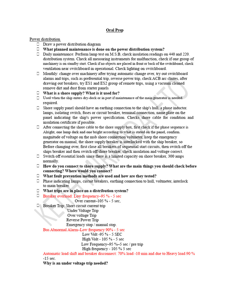 Eto Coc Oral Exam Prep Questions | PDF | Rectifier | Electric Generator