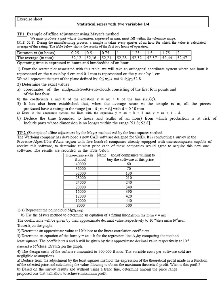 11 2 FDE - Stat2var | PDF | Linear Regression | Least Squares