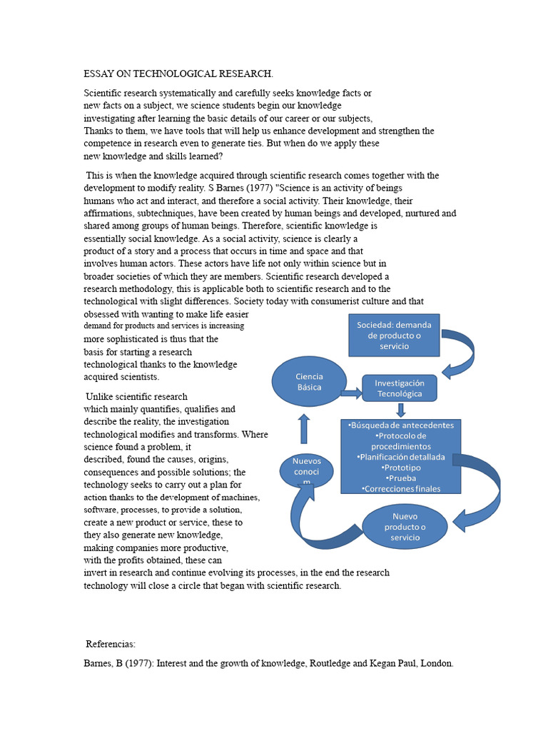 Understanding Technological Research | PDF