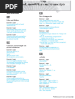 Workbook Keys Solution Pre-Inter 3rd Ed | PDF