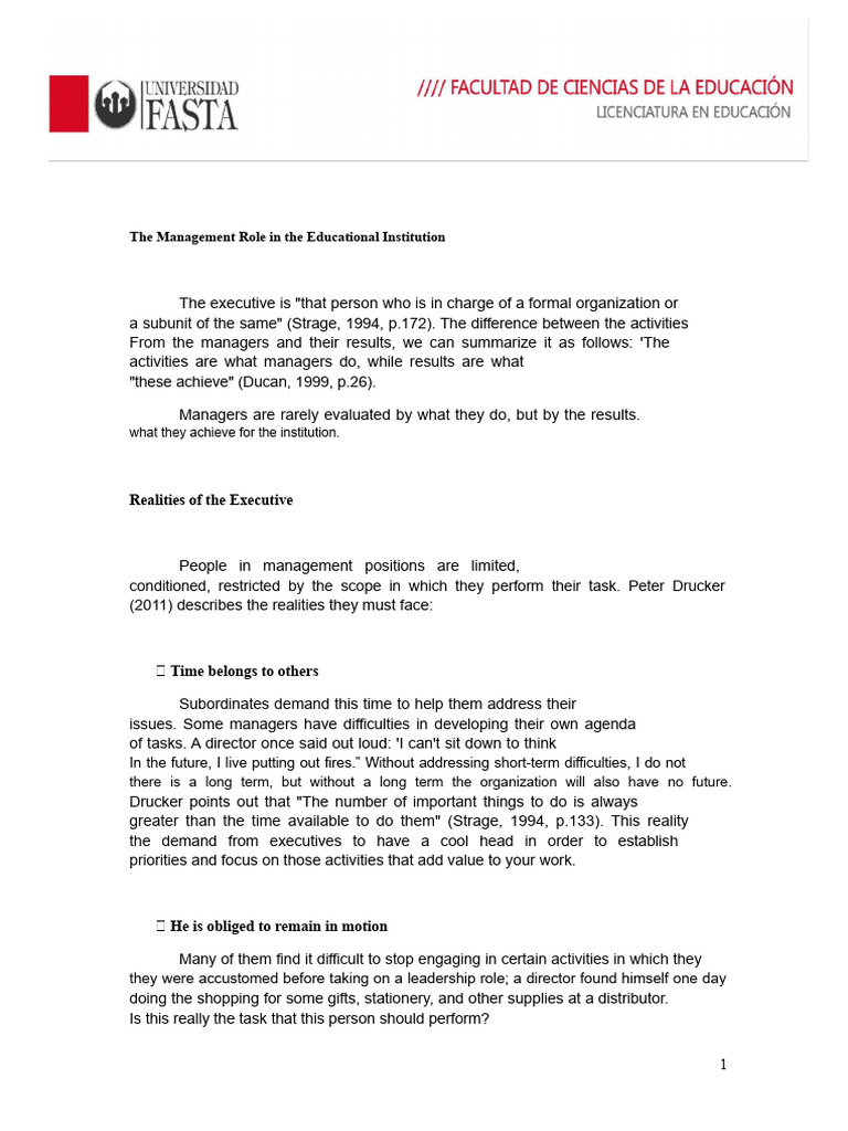 Roles and Functions of The Management Team | PDF | Procedural Knowledge ...