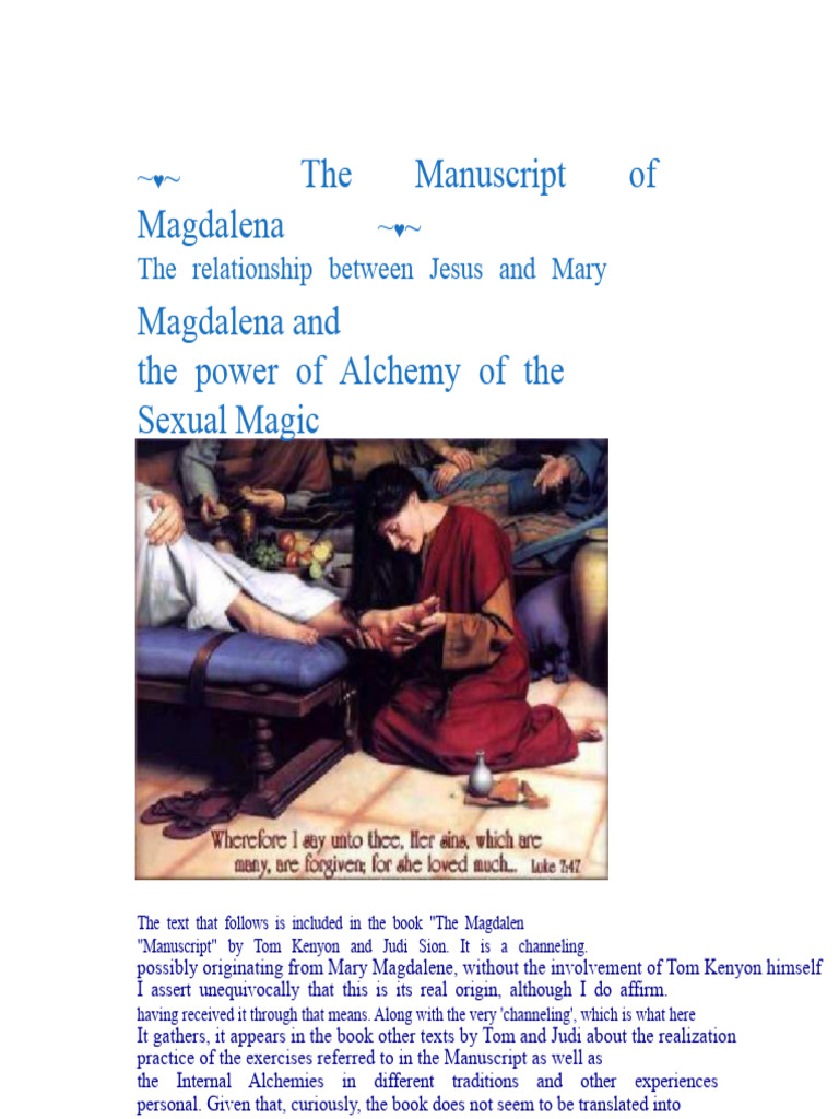 The Magdalen Manuscript Insights | PDF | Jesus | Isis