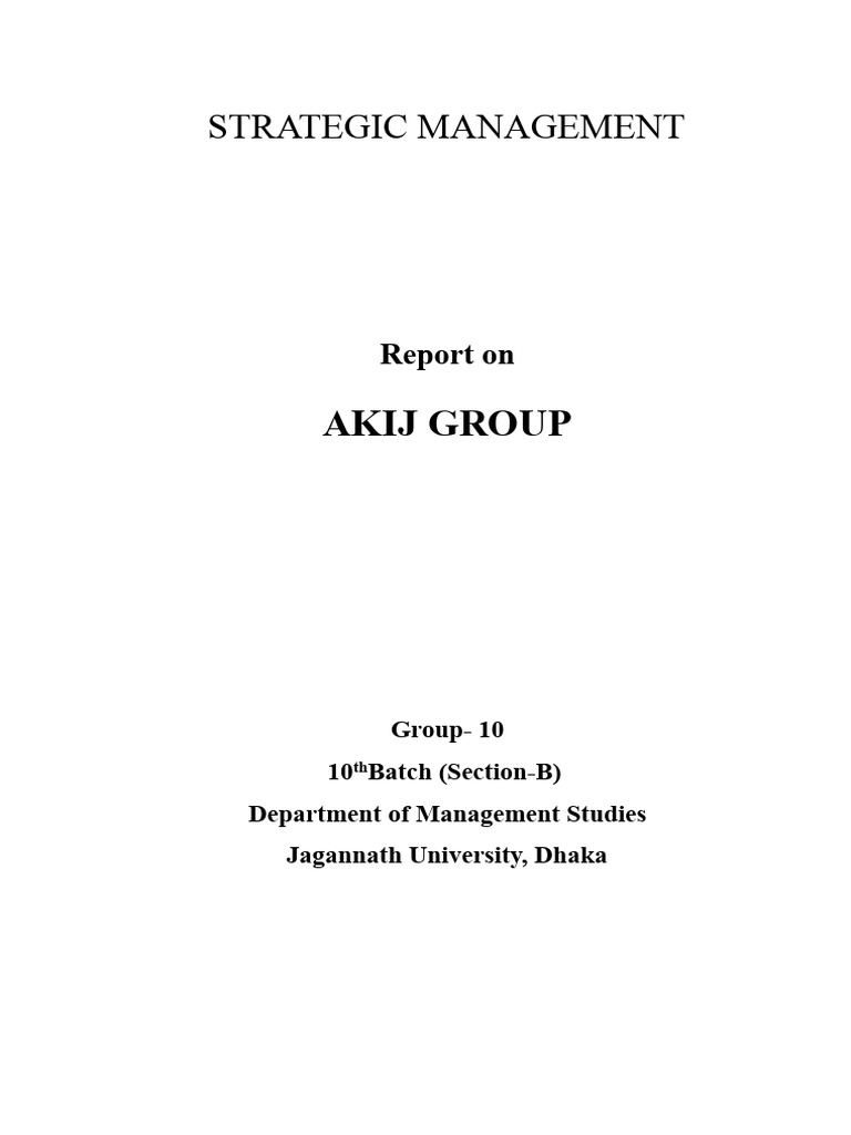 Report On AKIJ Group | PDF | Coca Cola | The Coca Cola Company