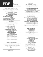 My Own Sacred Grove - Lyric Sheet | PDF