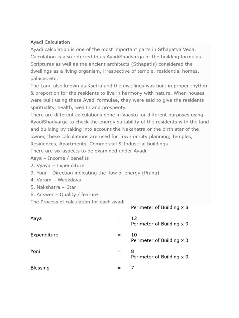 Ayadi Calculation | PDF