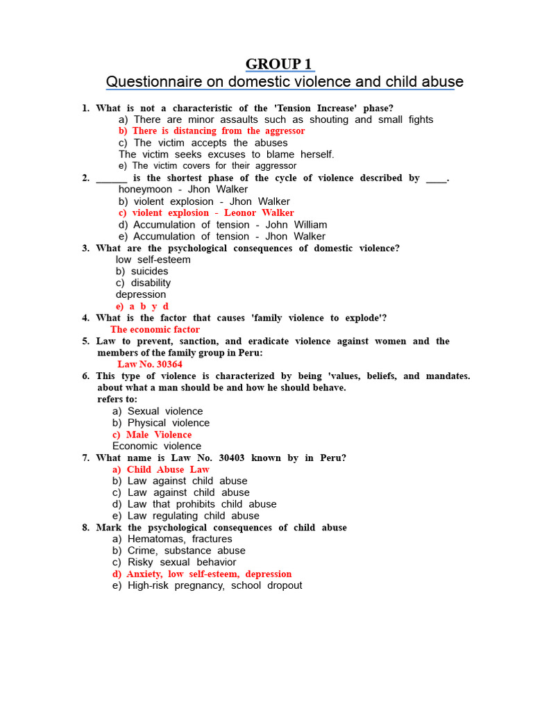 Social Psychology Exam Questions | PDF | Violence | Child Abuse