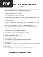 Belize Labor Laws Overview 2024 | PDF | Sick Leave | Overtime