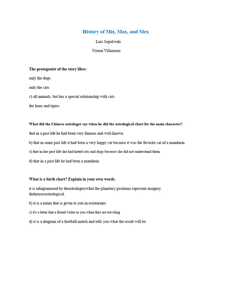 Test Mix, Max and Mex 3rd Grade | PDF
