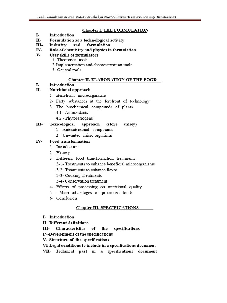 Food Formulation Course Overview | PDF | Trans Fat | Foods