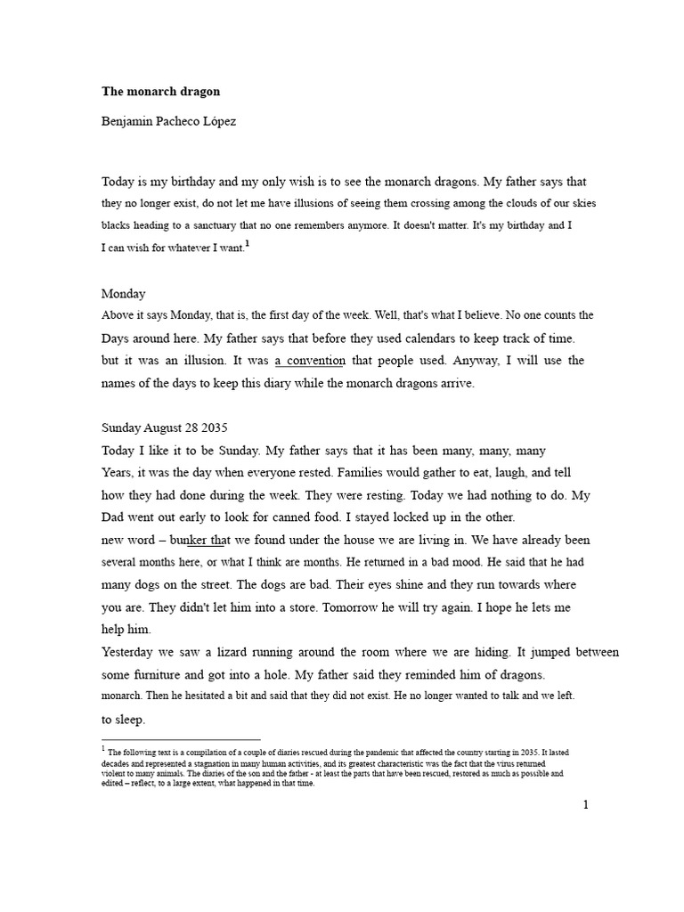 Diary of a Monarch Dragon Dreamer | PDF | Dragon