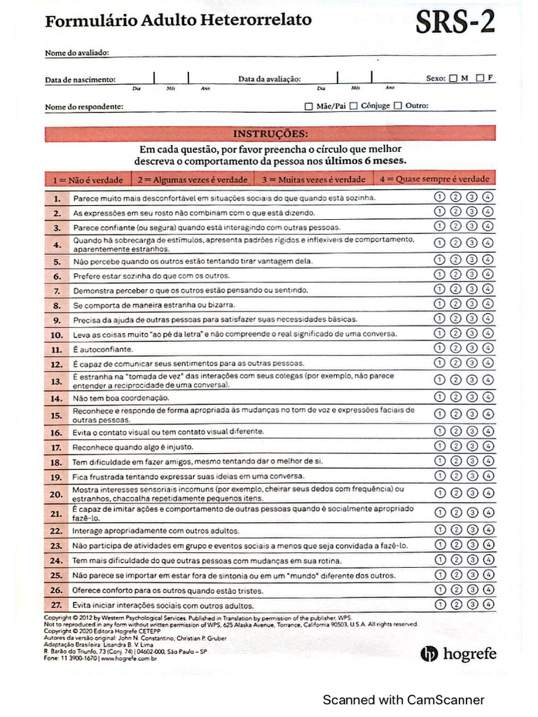 SRS 2 Heterorrelato | PDF
