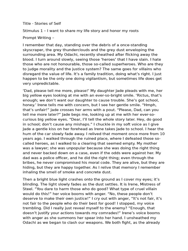 English Practice Prompts 10-11 | PDF