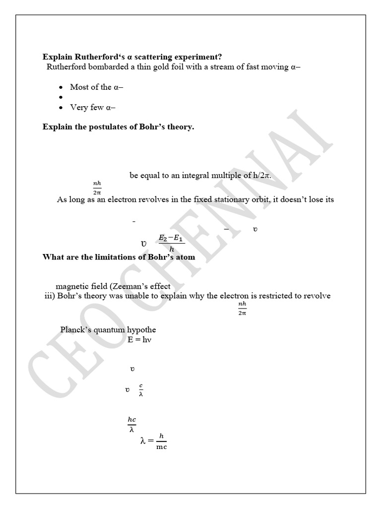 Quantum Mechanical Model of the Atom | PDF | Atomic Orbital | Electron