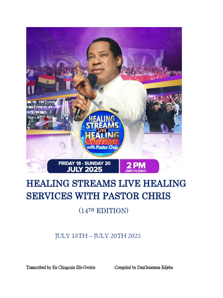 Healing Streams Live: July 2025 Services | PDF | God In Christianity ...
