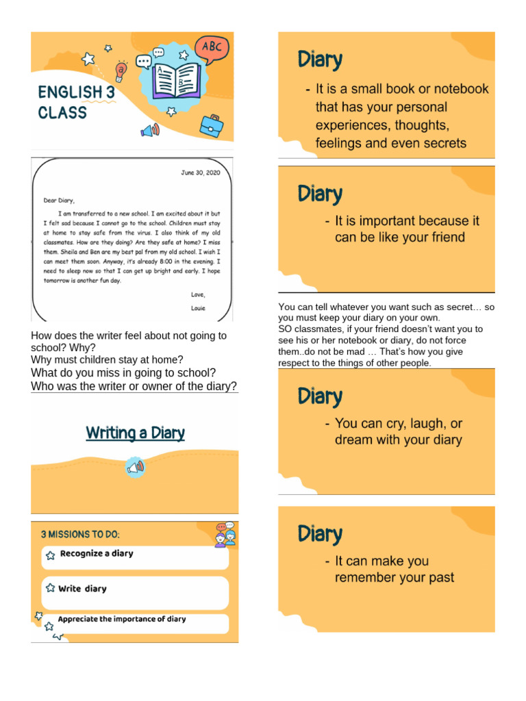 Diary | PDF