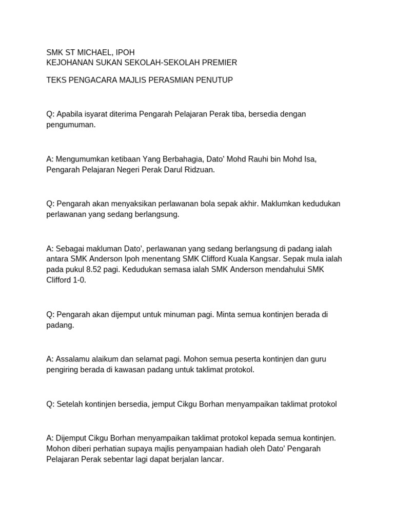 SMK ST Michael | PDF