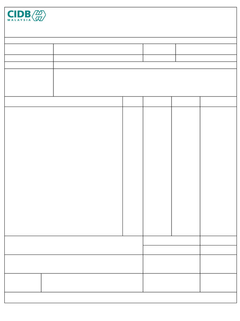 Resit Cidb Lokman Azim | PDF