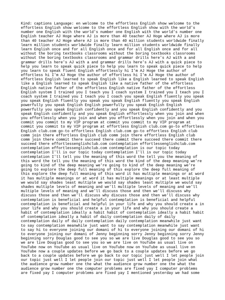 Know Just Like Contemplation Definition Benefits Necessity | PDF ...