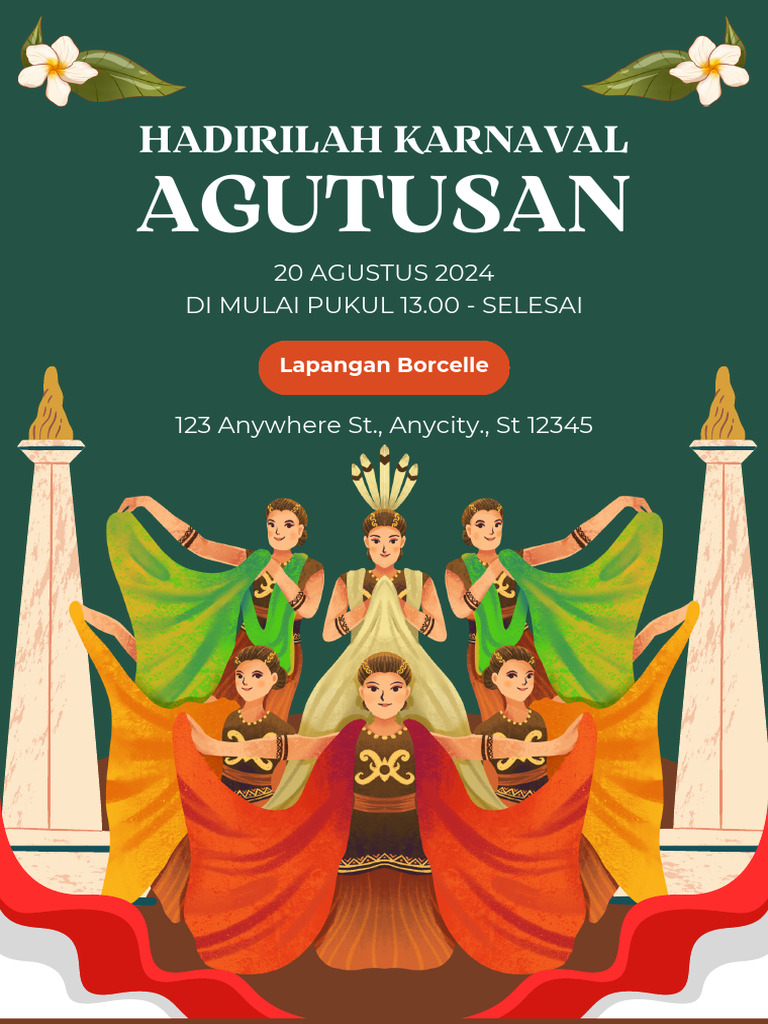 Poster Karnaval 17 Agustus Ilustrasi Hijau Modern | PDF