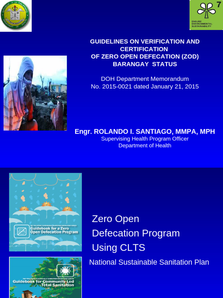 Guidelines On The Verification and Certification of ZOD Barangay Status ...