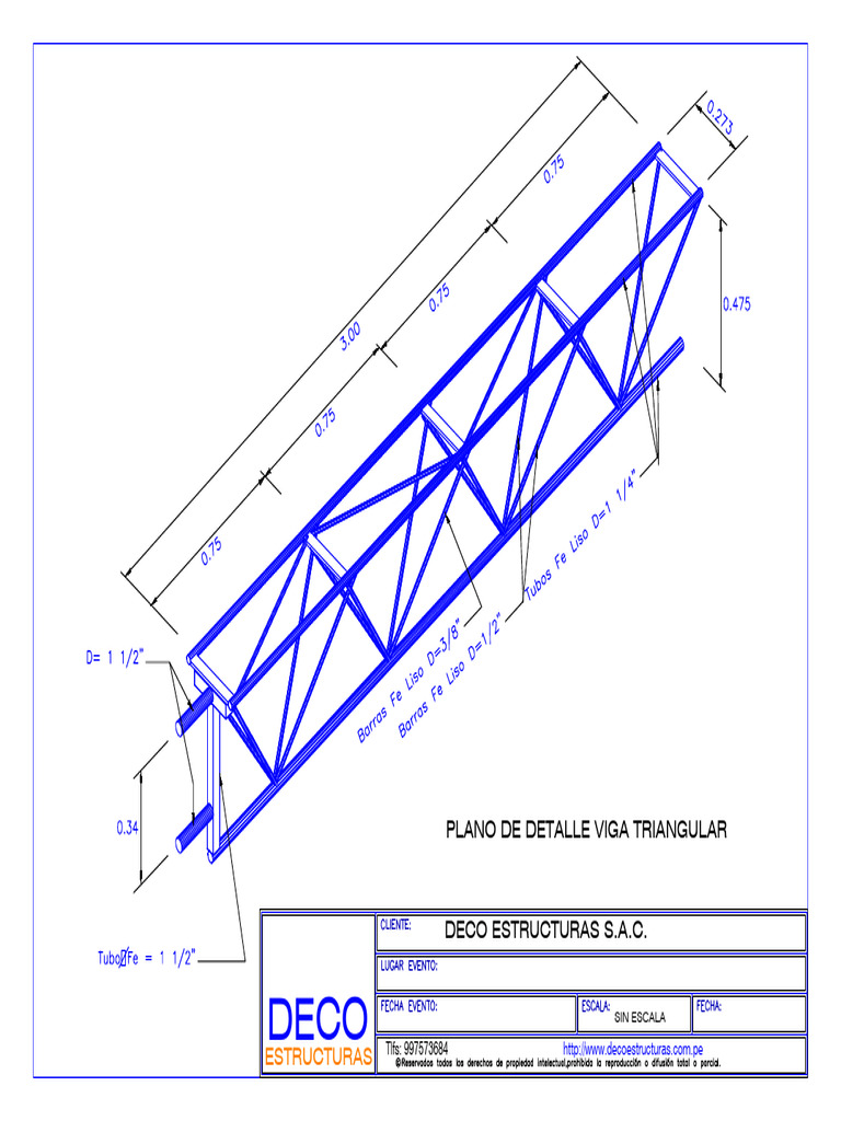 Detalle Viga Triangular | PDF