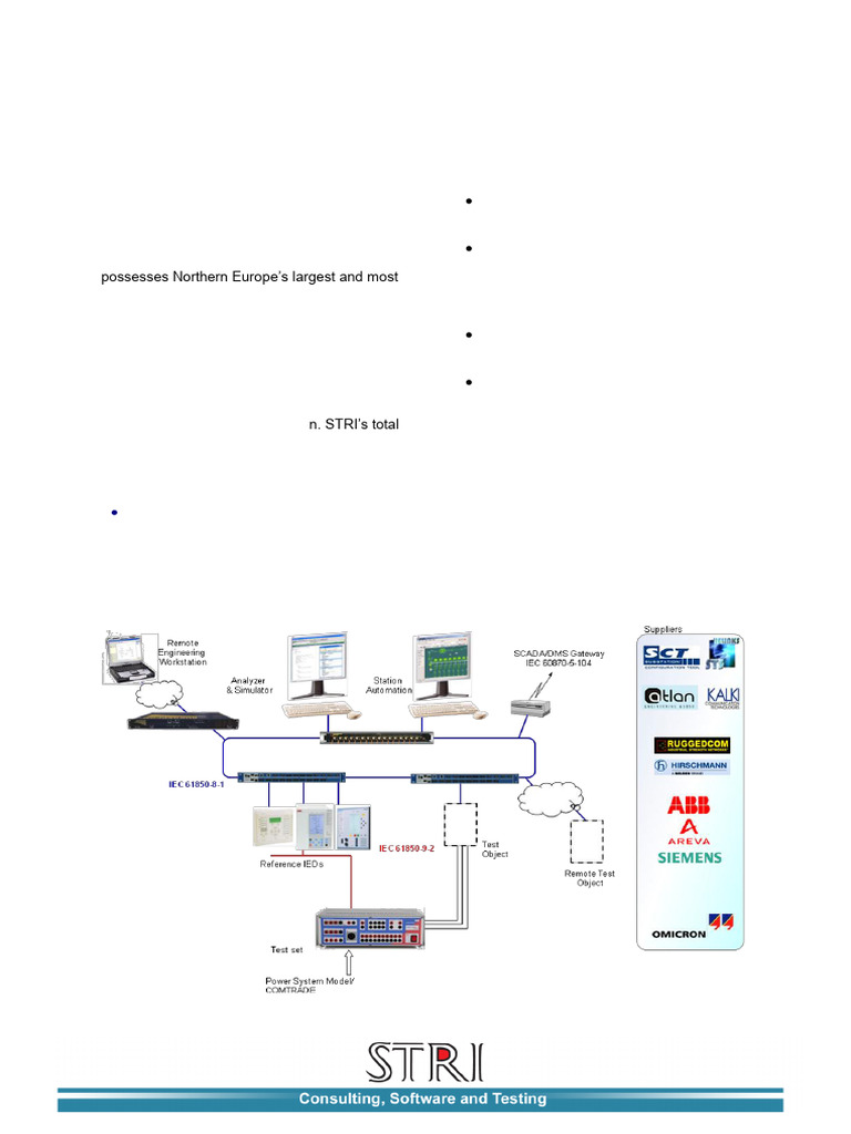 Stri Independent Interoperability Laboratory For Iec 61850 | PDF | Scada | Interoperability
