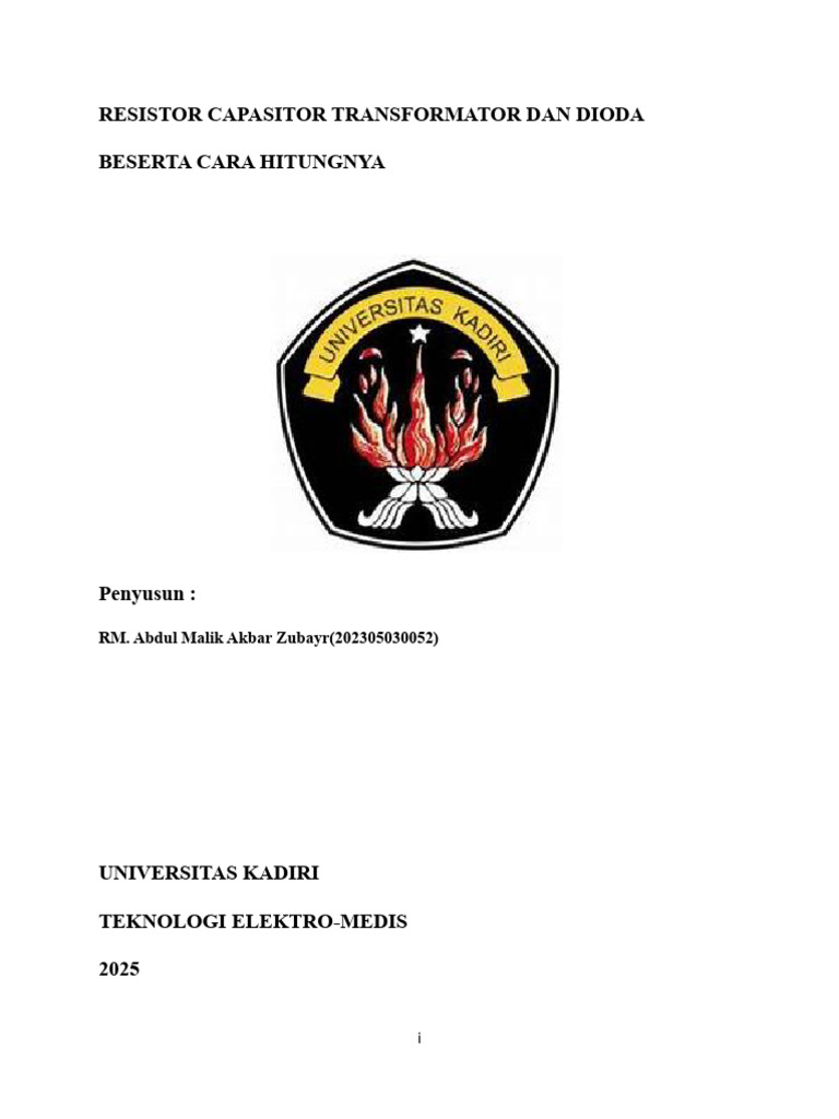 Komponen Elektronik: Resistor, Transistor, Dioda | PDF