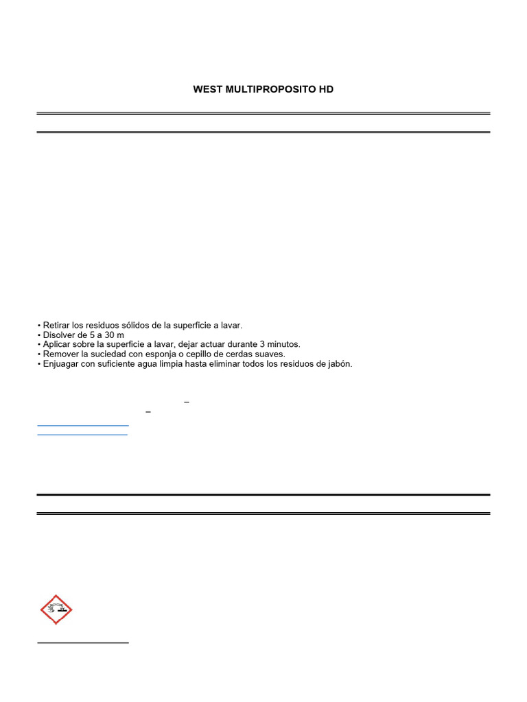 FDS SGA West Multipropósito HD V3!05!2024 | PDF | Química