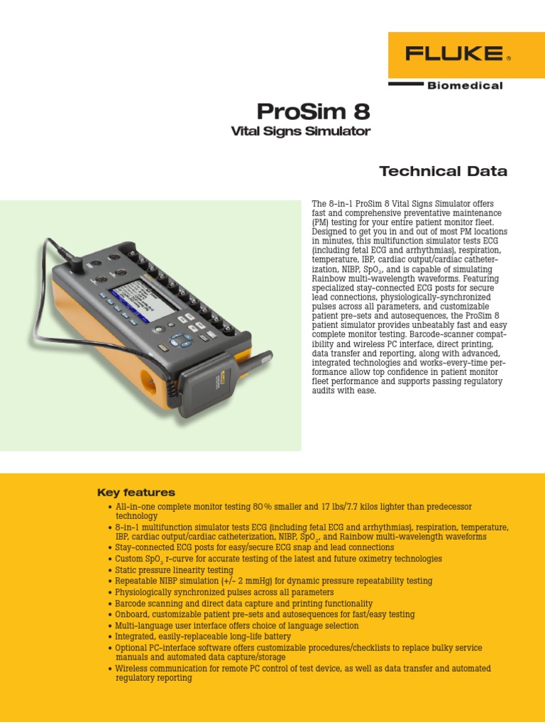 ProSim 8 DS (1) | Cardiac Arrhythmia | Blood Pressure