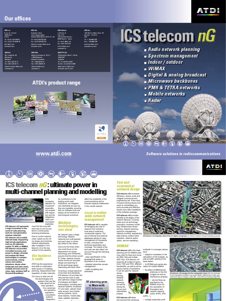 Ics Telecom NG Eng | PDF | Wi Max | Radio Propagation