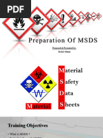 MSDS Overview and Safety Guidelines | PDF