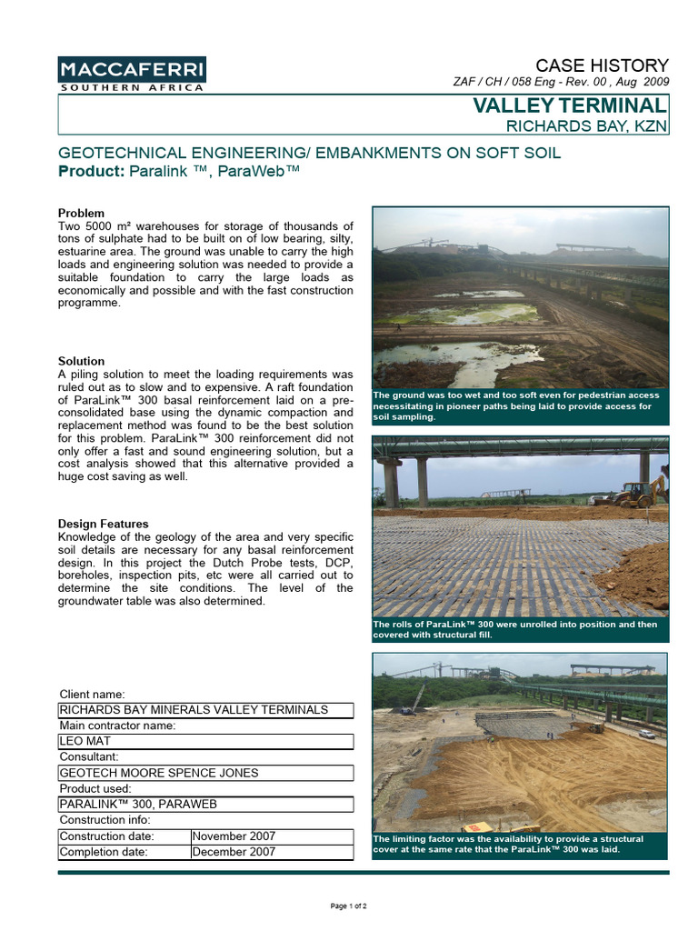 ZAF-Richards Bay Basal Reinforcement Under Building - PLINK | PDF ...