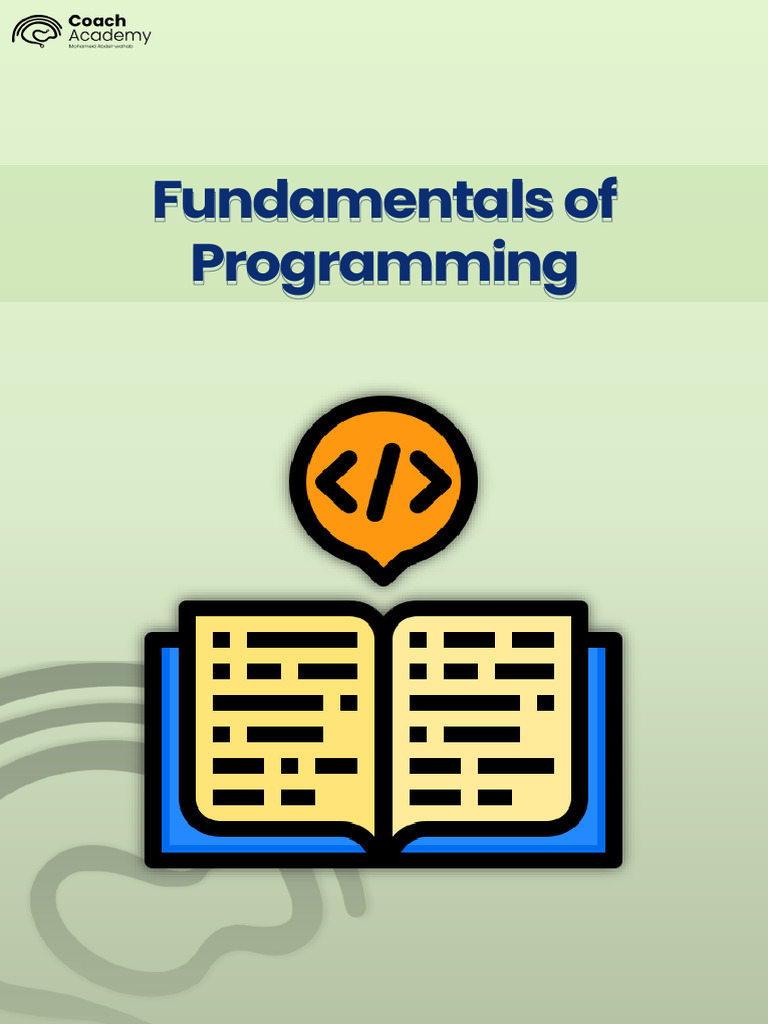 Fundamentals of Programming | PDF | Computer Programming | Object Oriented Programming