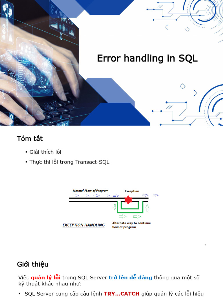 SESSION 12 - Error Handling | PDF