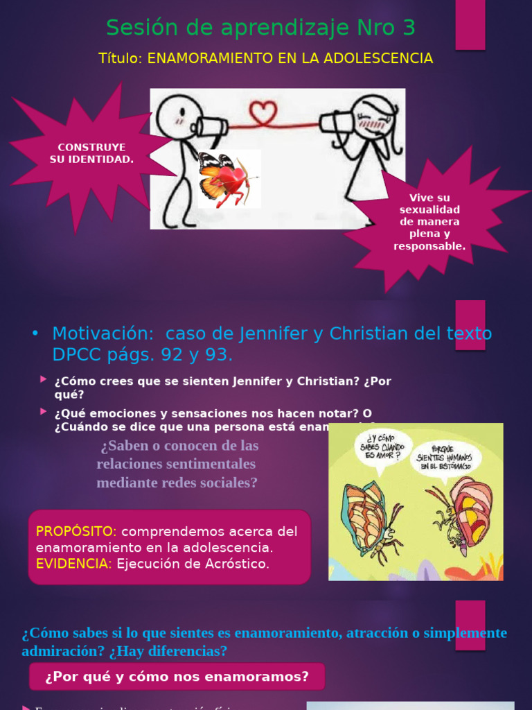 Enamoramiento Adolescente: Identidad y Respeto | PDF | Las emociones ...