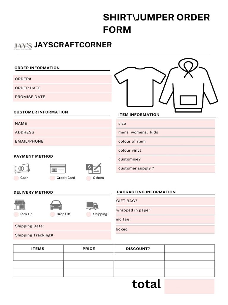 Sticker/keyring Order Sheet | PDF | Credit Card | Payments