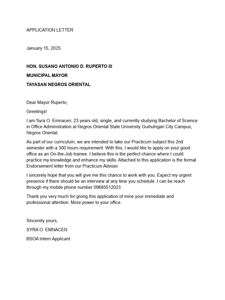 Application Later | PDF