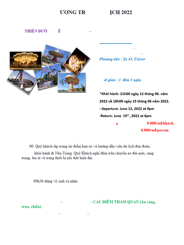 Nha Trang 2022 Gala Tối Song Ngu | PDF