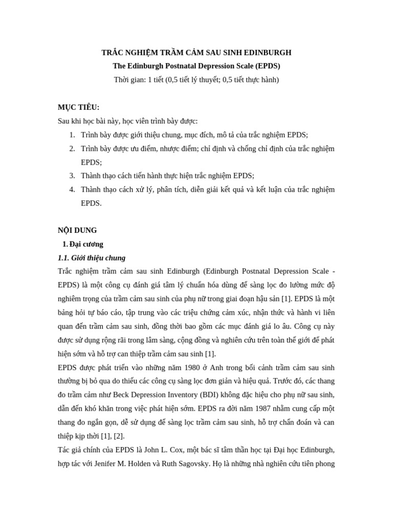 Hà - bài Giảng Epds | PDF