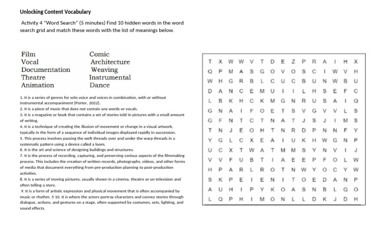 Unlocking Content Vocabulary | PDF