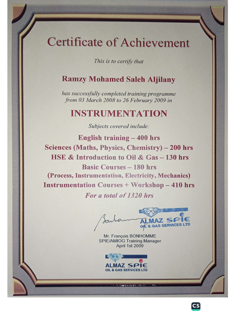 My Certificates 2 | PDF