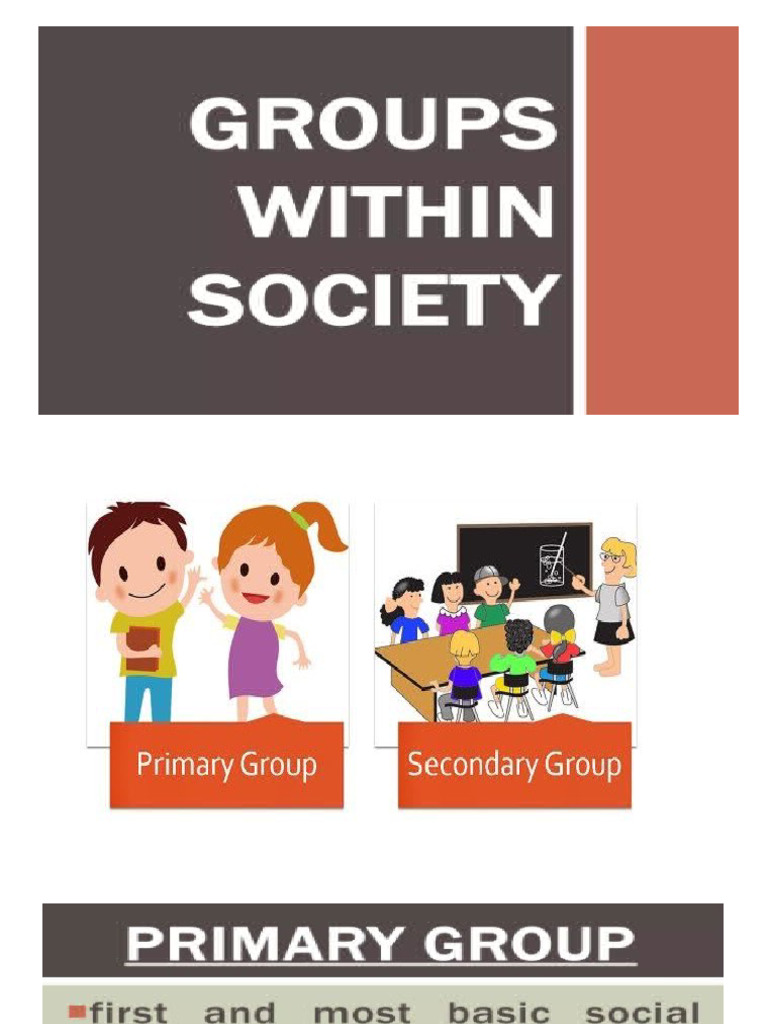 Groups Within Society | PDF