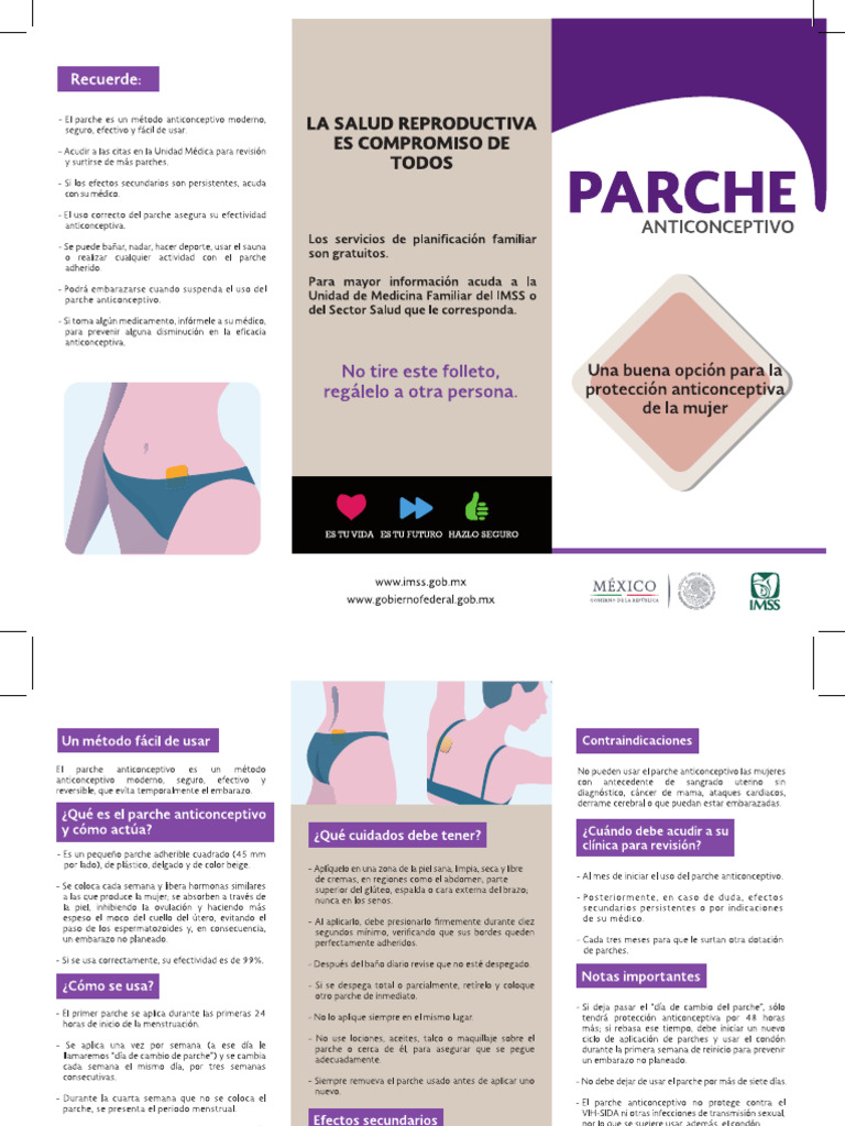 Trípticos Parche | PDF