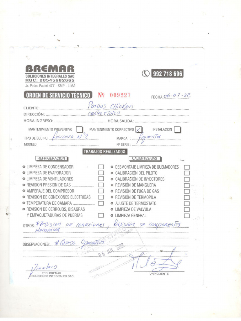 BREMAR Freidora 06 - 07 | PDF