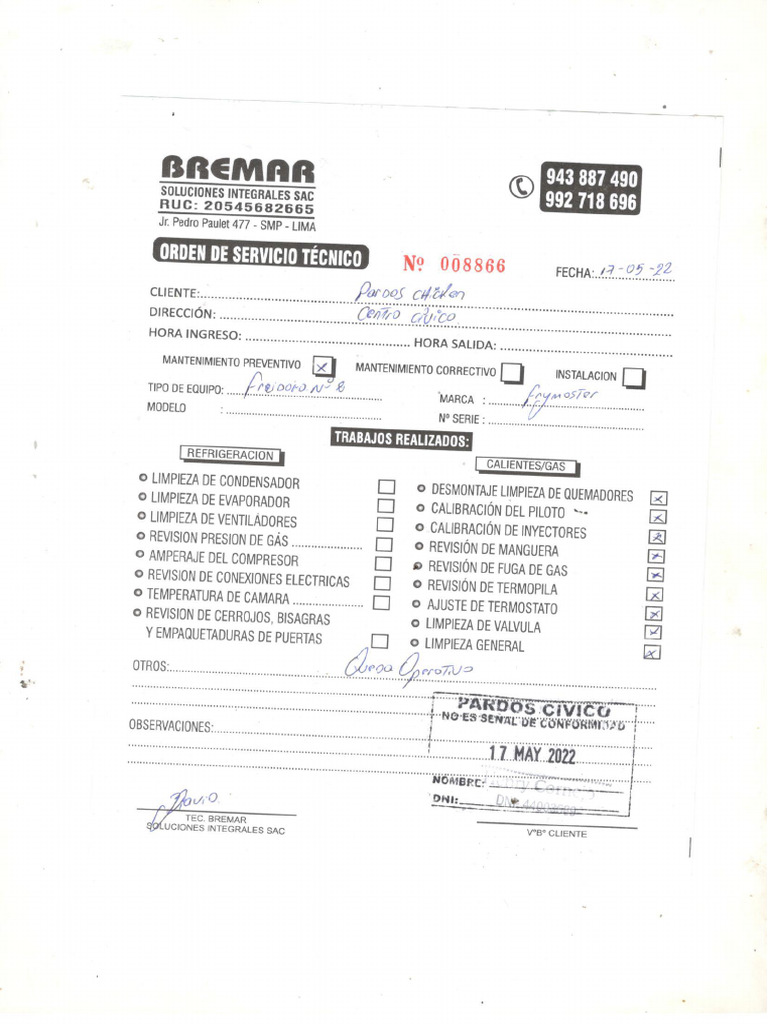 Bremar 17 05 Civico | PDF