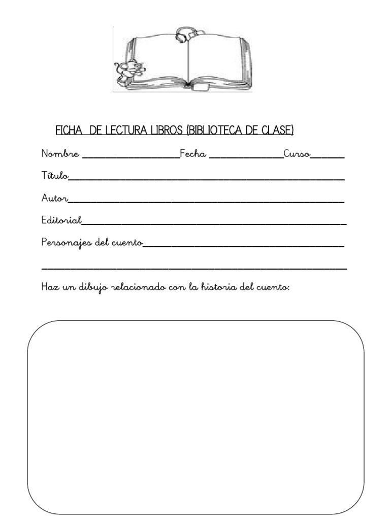 Ficha de Lectura para Imprimir | PDF